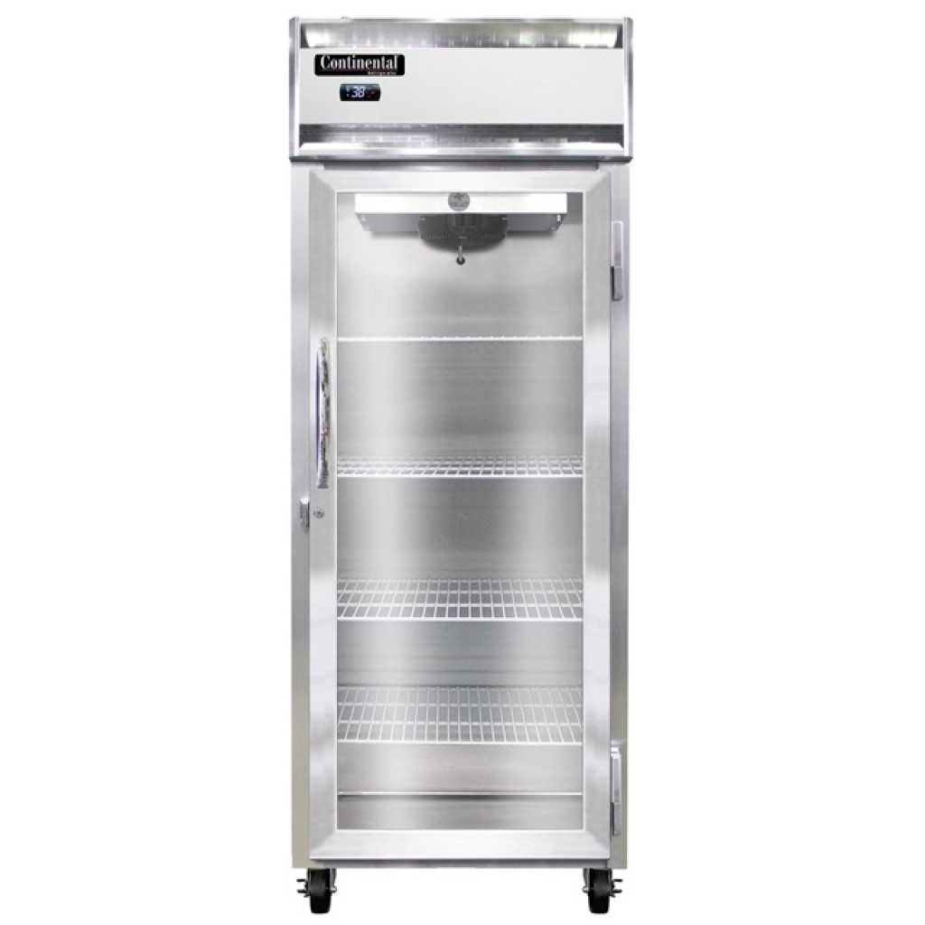 1RENGD 1-Section Commercial Reach-In Display Refrigerator Extra Wide ...