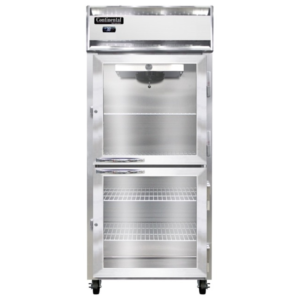1RXNGDHD 1-Section Commercial Reach-In Display Refrigerator Extra Wide ...