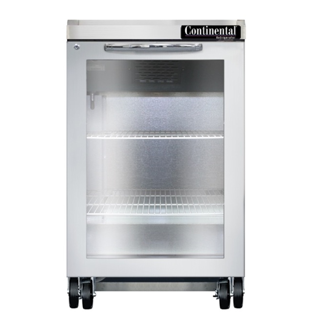 BB24NSSGD 24" Commercial Back Bar Display Cooler - Continental Refrigerator