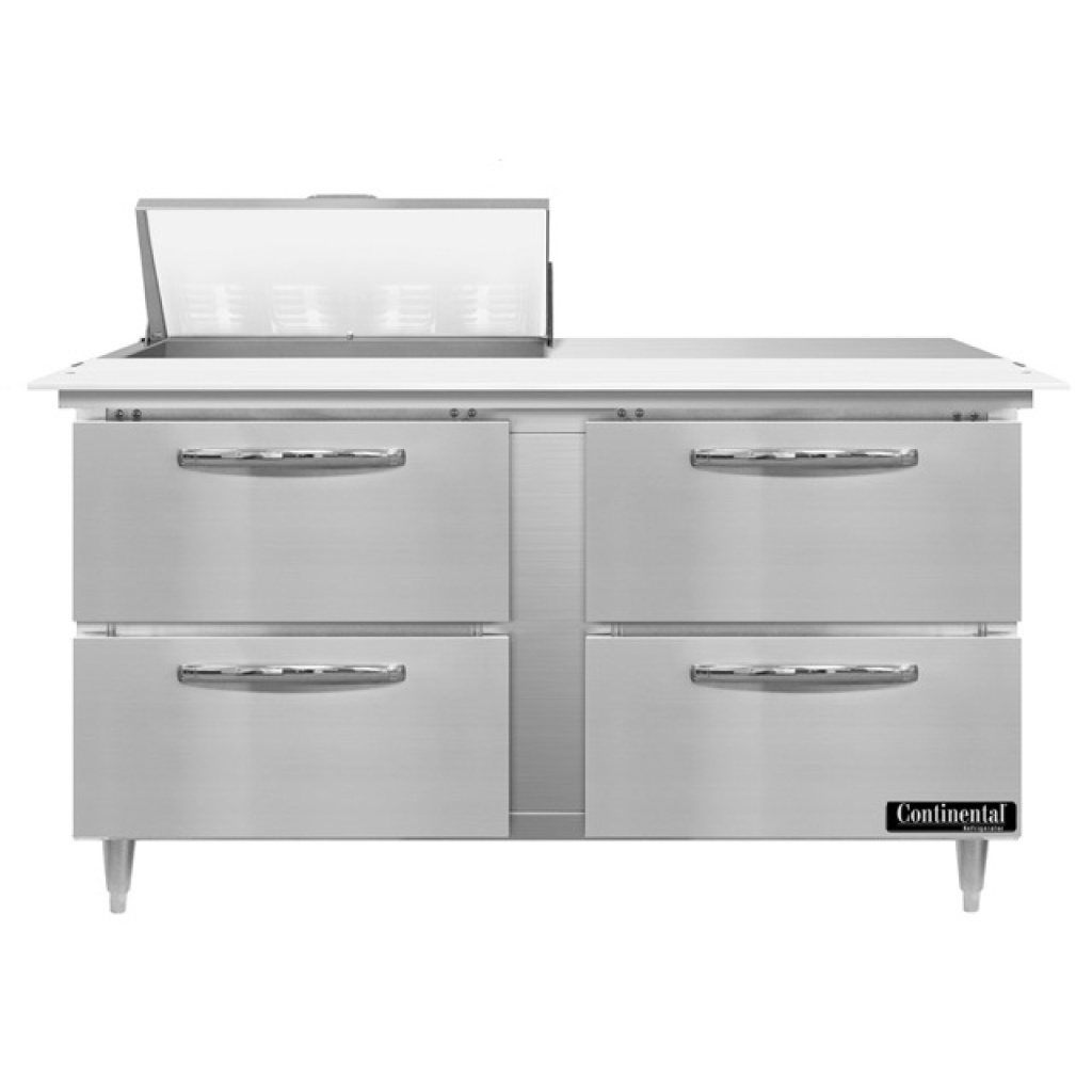 D60N8C-D 60" Commercial Designer Line Sandwich Unit - Continental ...