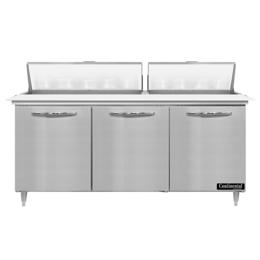D72N18C 72" Commercial Designer Line Sandwich Unit - Continental ...