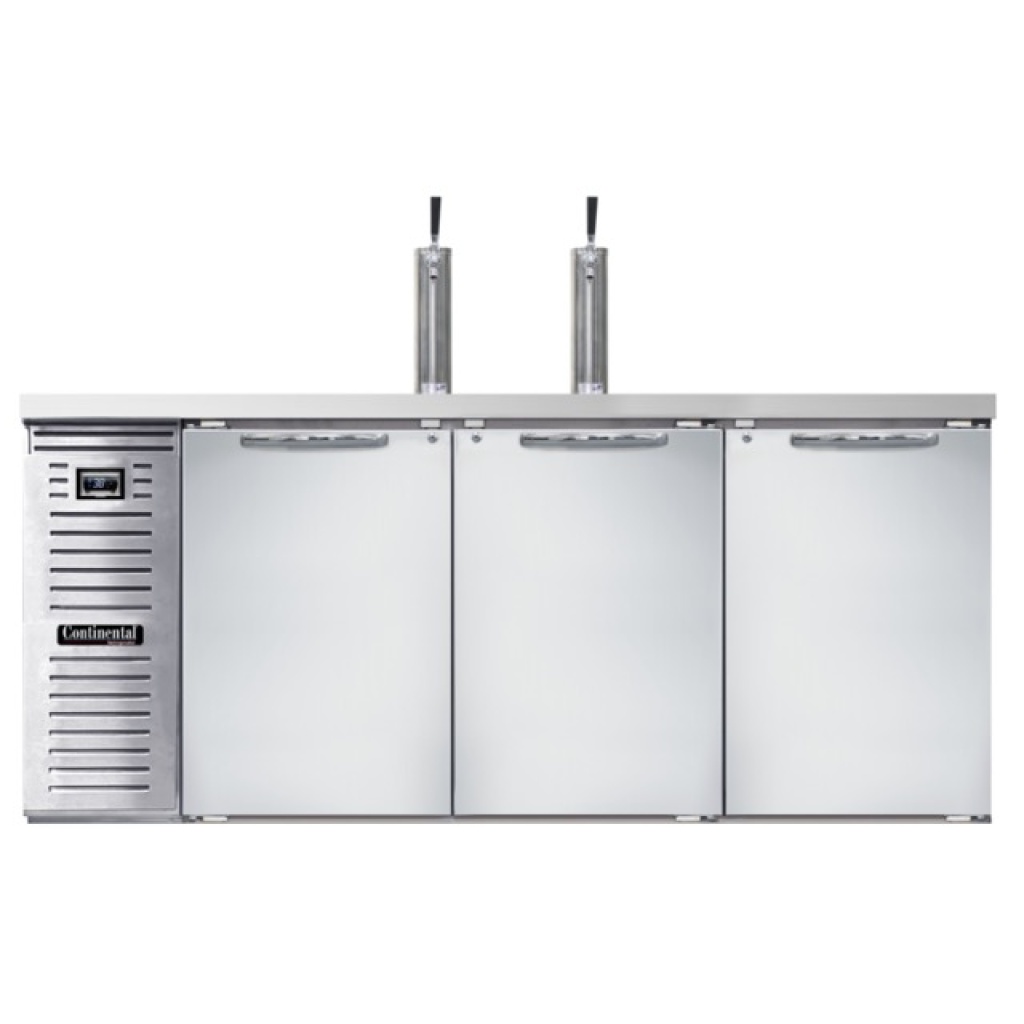 KC79NSS 79" Commercial Keg Cooler - Continental Refrigerator