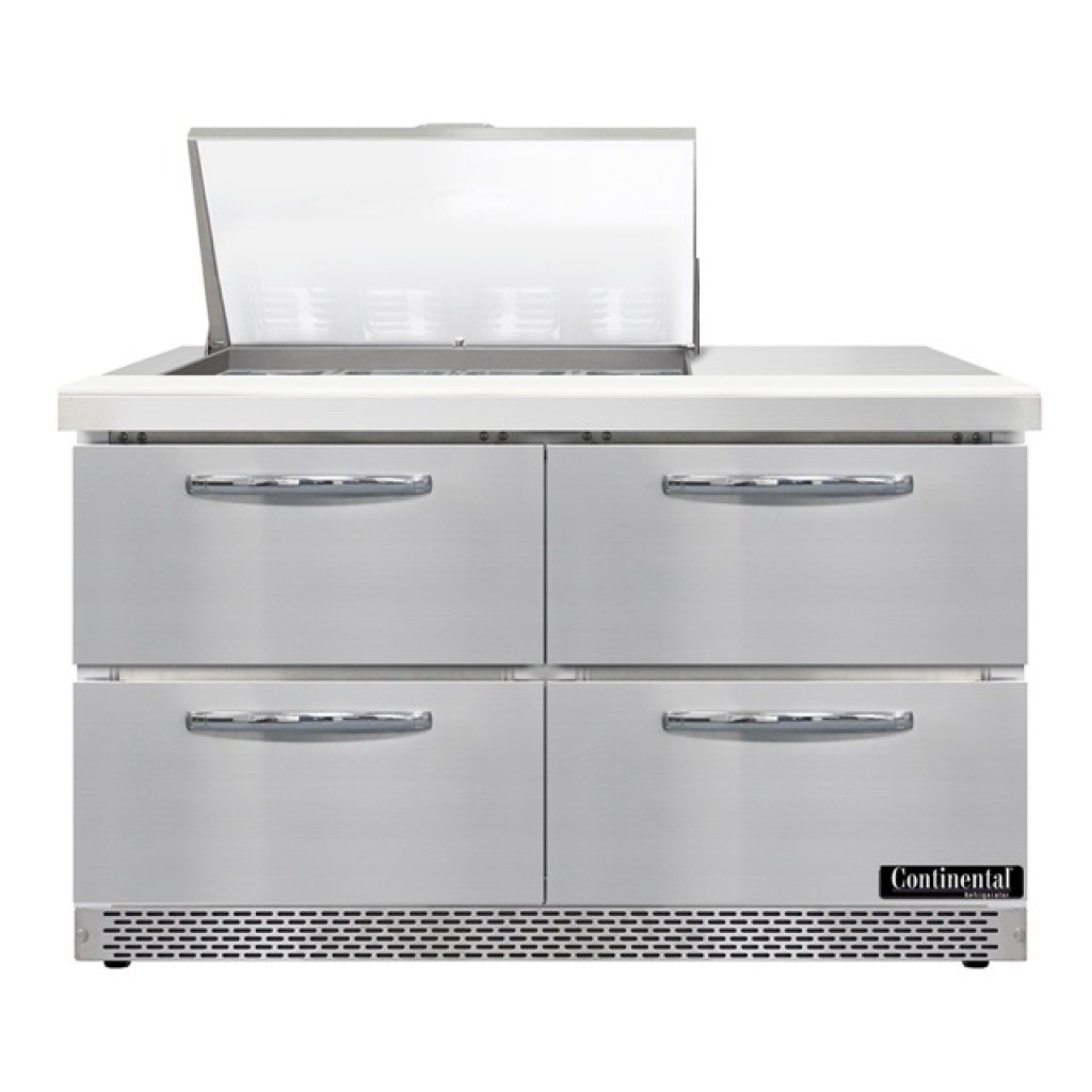 D48N12M-FB-D 48" Commercial Designer Line Sandwich Unit - Continental ...